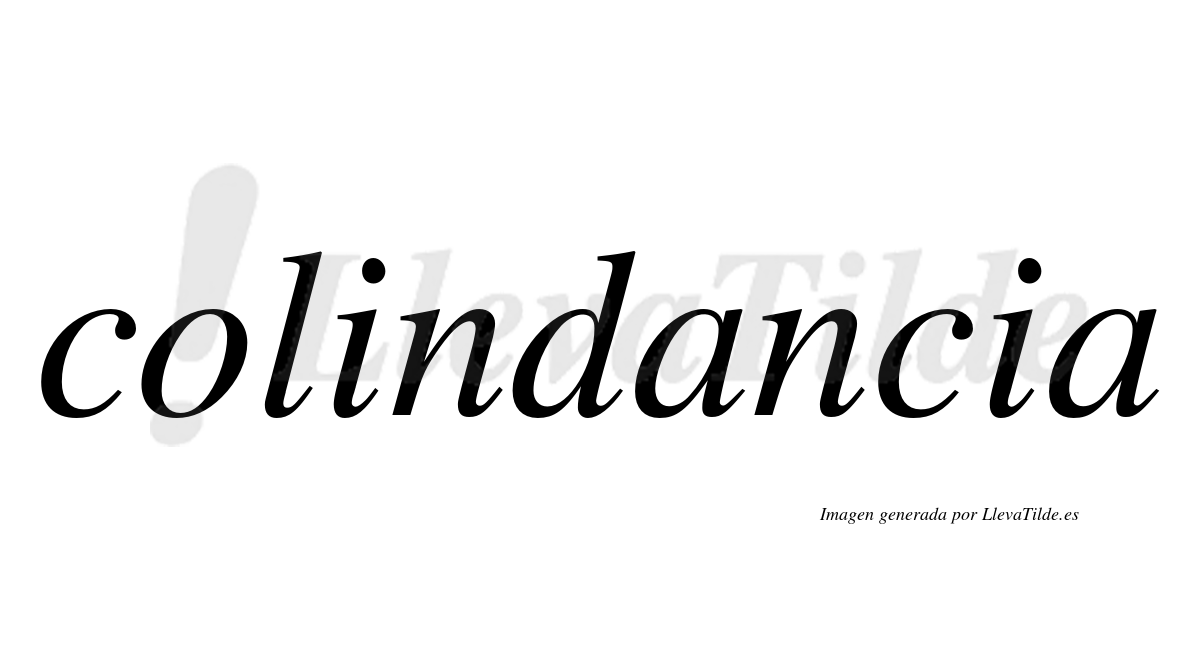 ¿Lleva tilde colindancia? | LlevaTilde.es