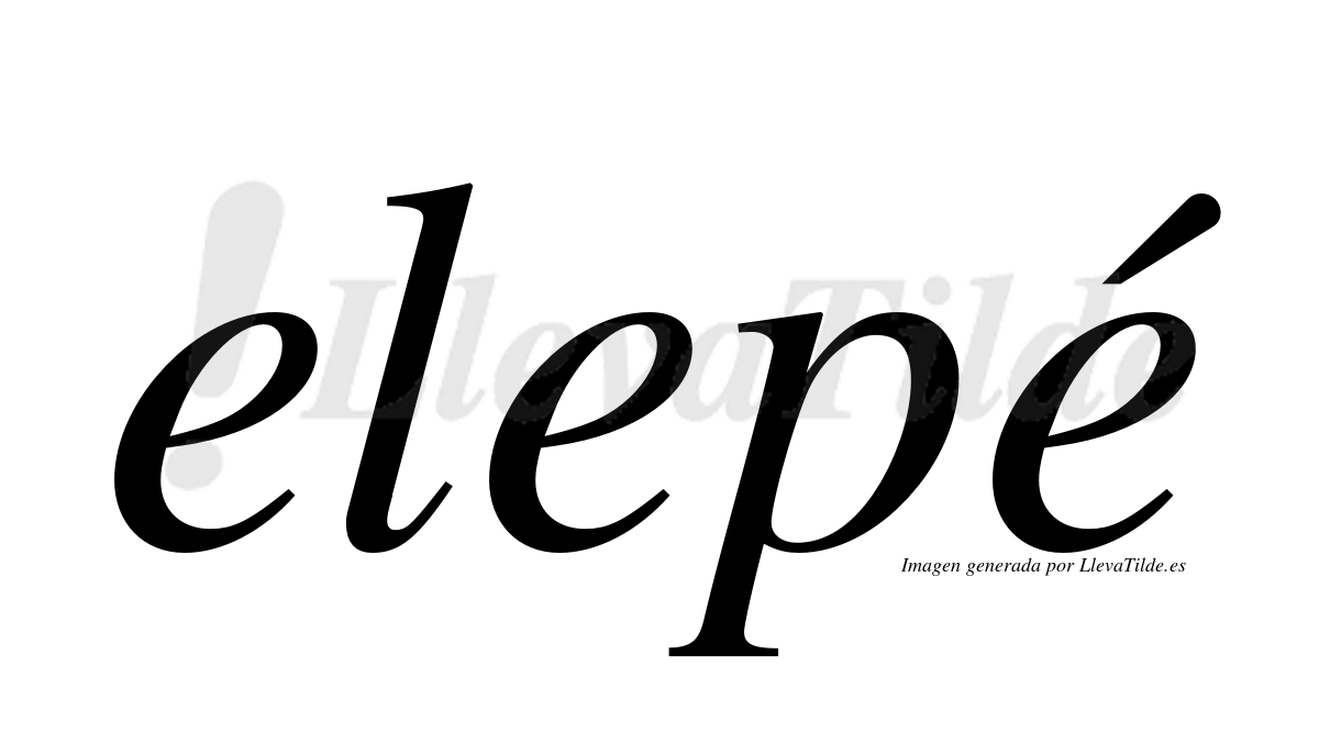 ¿Lleva tilde elepé? | LlevaTilde.es