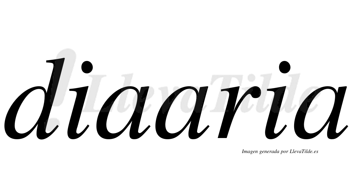 ¿Lleva tilde diaaria? | LlevaTilde.es