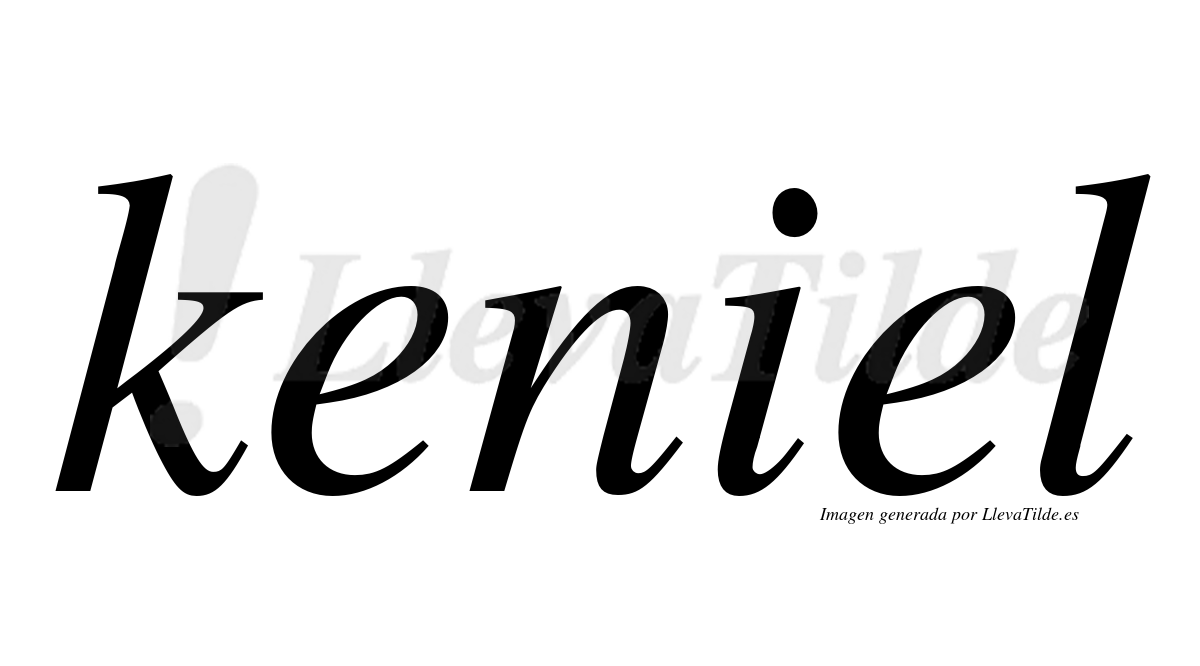 ¿Lleva tilde keniel? | LlevaTilde.es