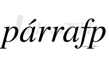¿Lleva tilde párrafp? | LlevaTilde.es
