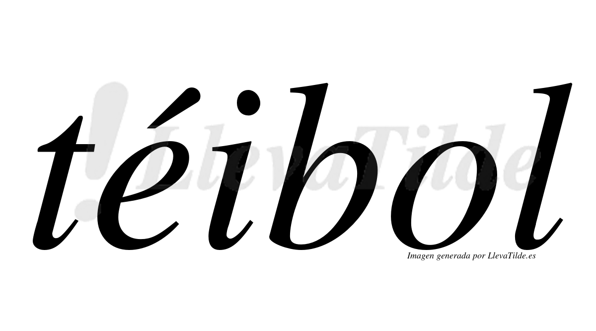 ¿Lleva tilde téibol? | LlevaTilde.es