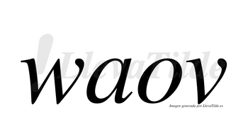 ¿Lleva tilde waov? | LlevaTilde.es