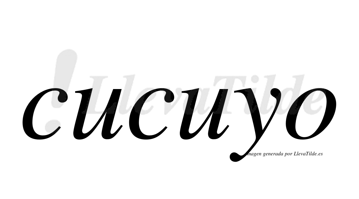 ¿Lleva tilde cucuyo? | LlevaTilde.es