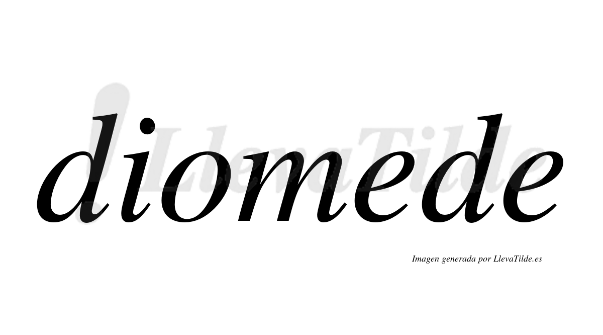 ¿Lleva tilde diomede? | LlevaTilde.es