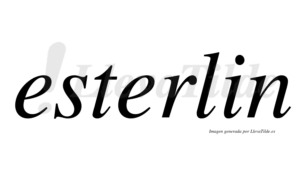 ¿Lleva tilde esterlin? | LlevaTilde.es