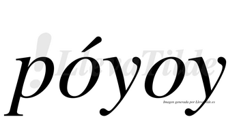 ¿Lleva tilde póyoy? | LlevaTilde.es