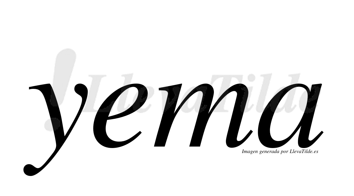 ¿Lleva tilde yema? | LlevaTilde.es