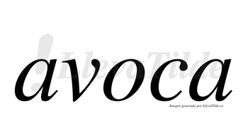¿Lleva tilde avoca? | LlevaTilde.es