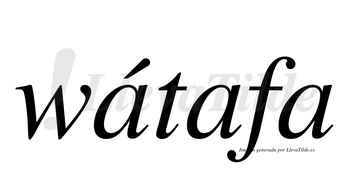 ¿Lleva tilde wátafa? | LlevaTilde.es