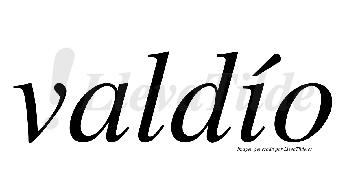 ¿Lleva tilde valdío? | LlevaTilde.es