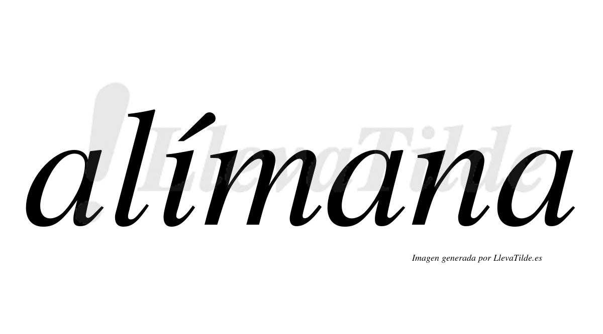 ¿Lleva tilde alímana? | LlevaTilde.es