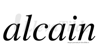 ¿Lleva tilde alcain? | LlevaTilde.es