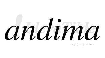 ¿Lleva tilde andima? | LlevaTilde.es