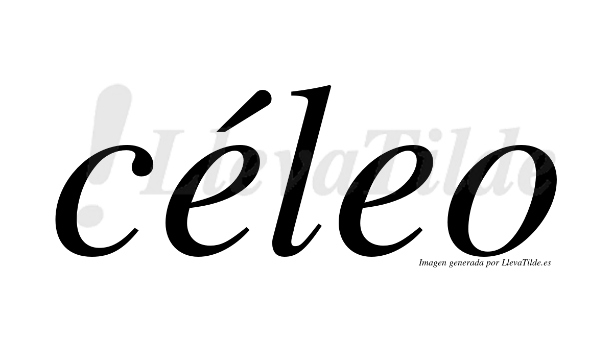 ¿Lleva tilde céleo? | LlevaTilde.es