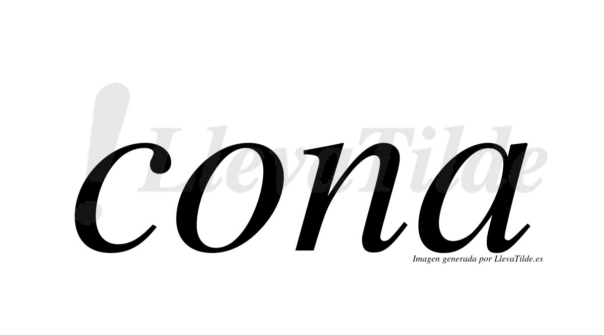 ¿Lleva tilde cona? | LlevaTilde.es
