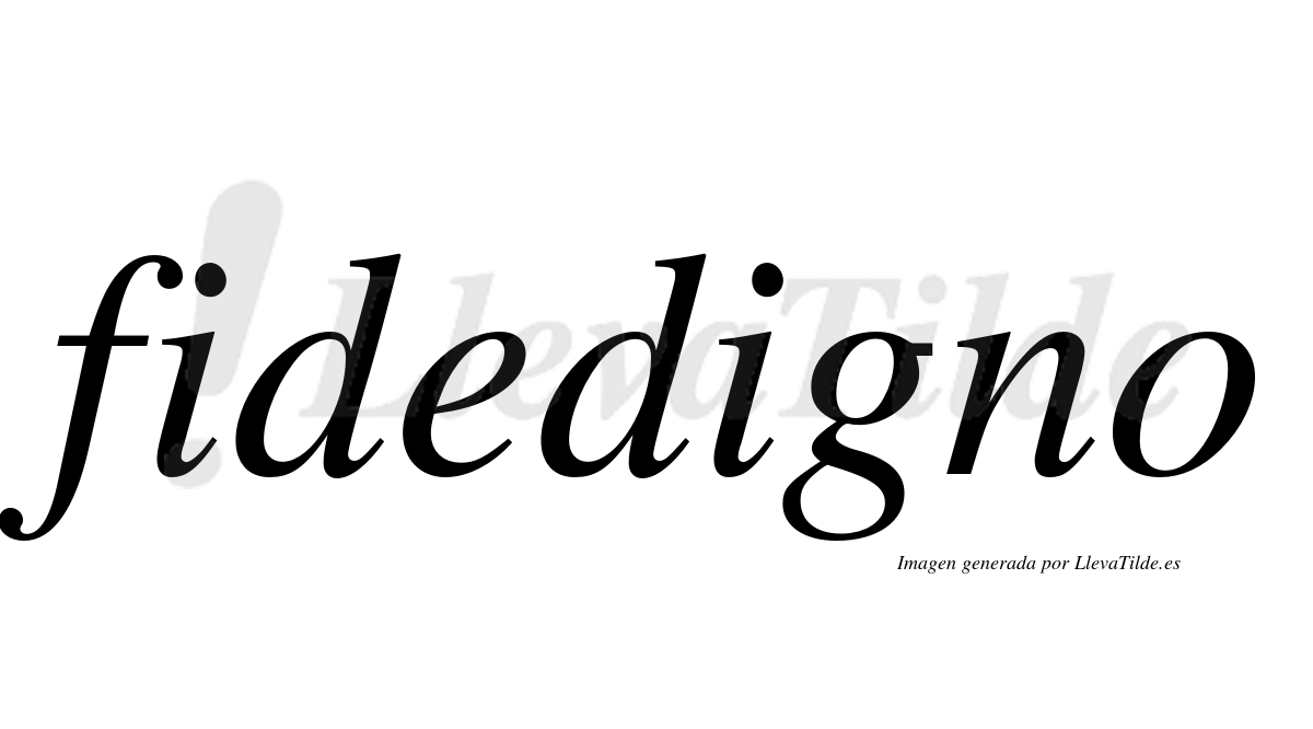 ¿Lleva tilde fidedigno? | LlevaTilde.es