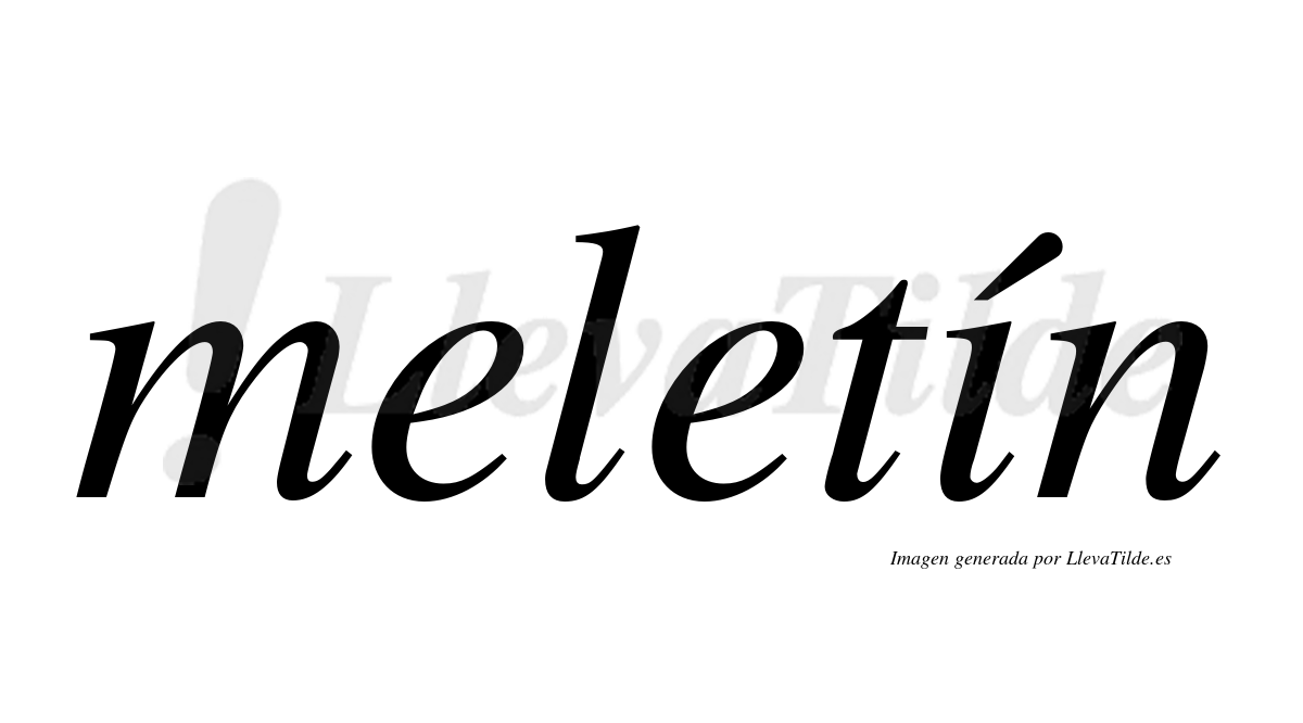 ¿Lleva tilde meletín? | LlevaTilde.es