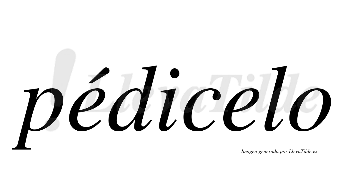 ¿Lleva tilde pédicelo? | LlevaTilde.es