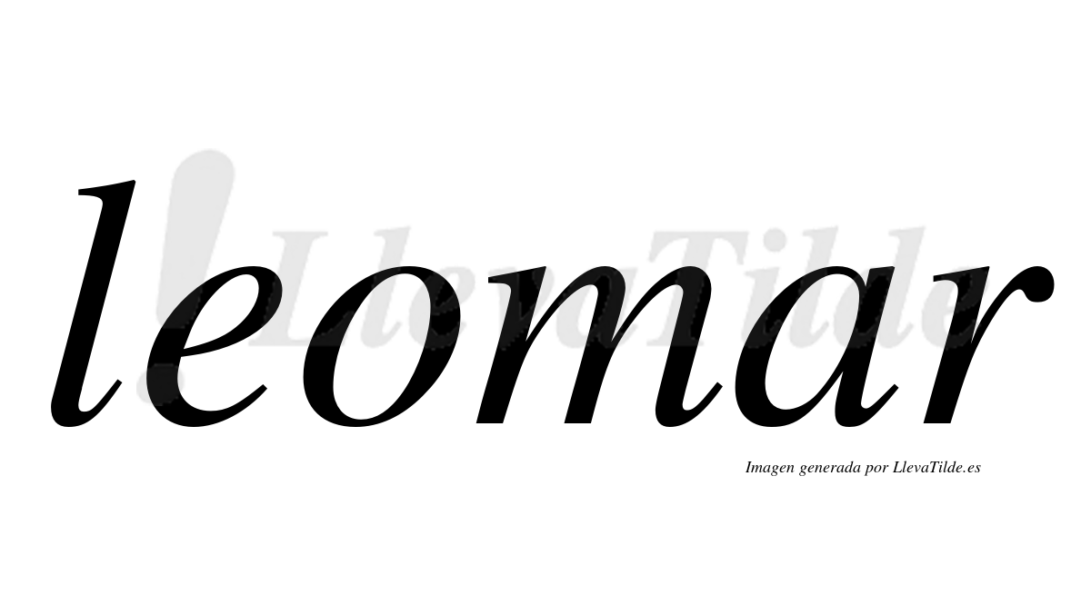¿Lleva tilde leomar? | LlevaTilde.es