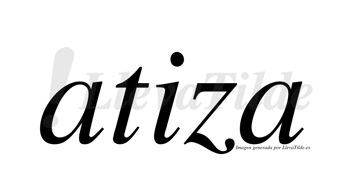 ¿Lleva tilde atiza? | LlevaTilde.es