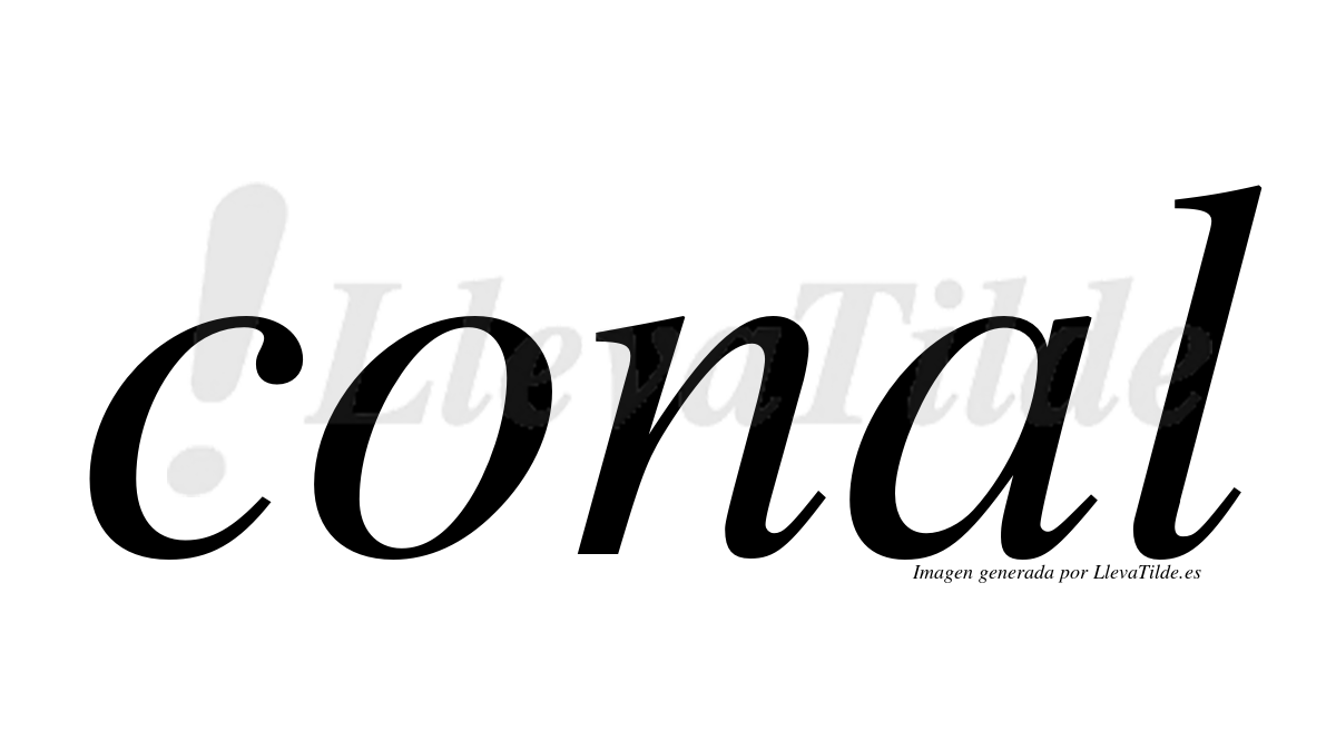 ¿Lleva tilde conal? | LlevaTilde.es