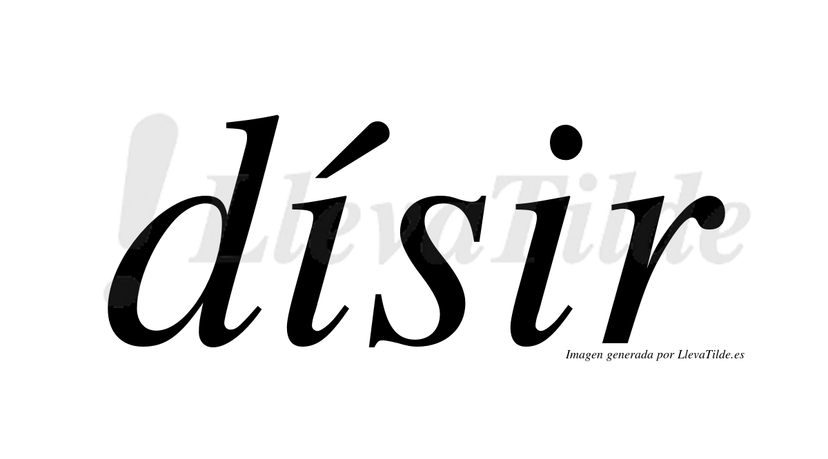 ¿Lleva tilde dísir? | LlevaTilde.es
