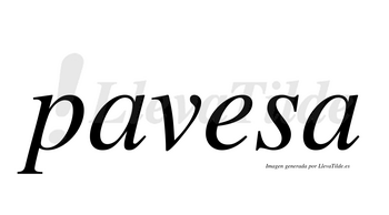 ¿Lleva tilde pavesa? | LlevaTilde.es