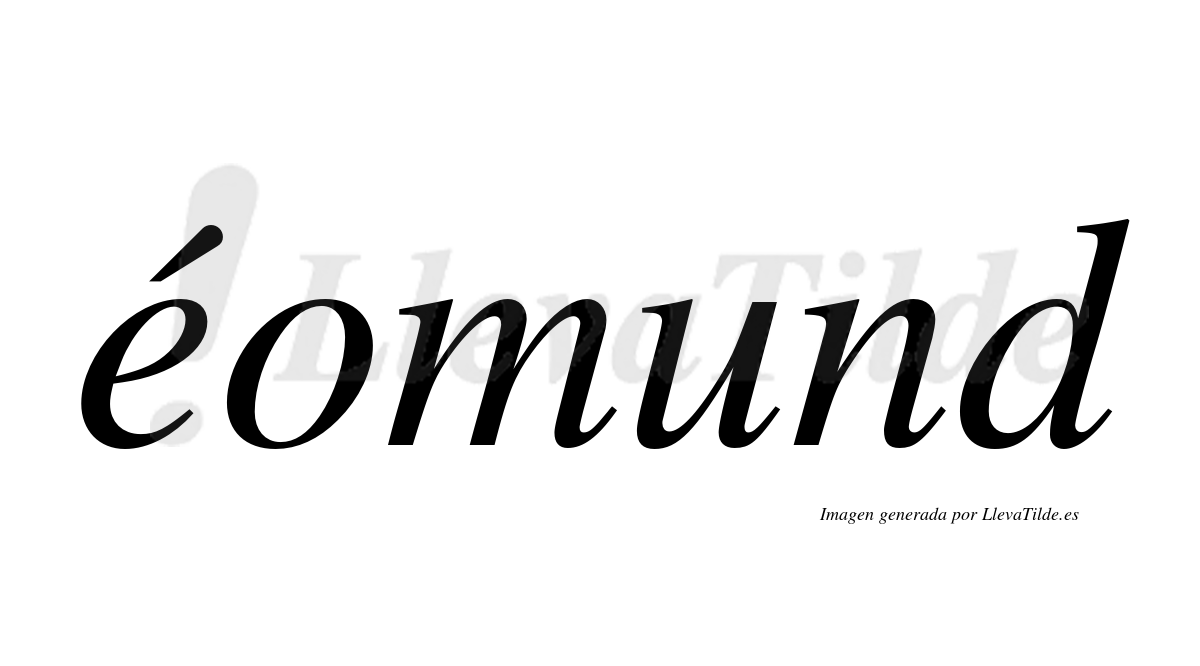 ¿Lleva tilde éomund? | LlevaTilde.es