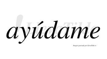 ¿Lleva tilde ayúdame? | LlevaTilde.es