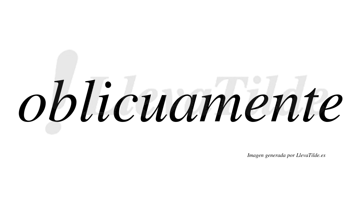 ¿Lleva tilde oblicua? | LlevaTilde.es