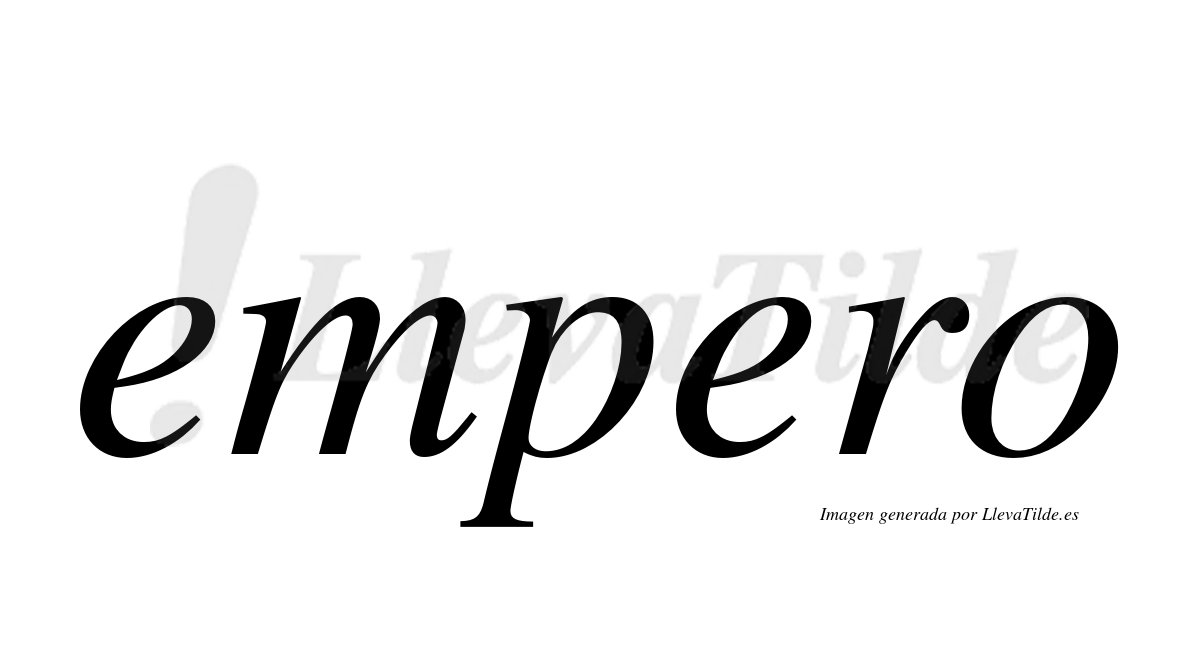 ¿Lleva tilde empero? | LlevaTilde.es