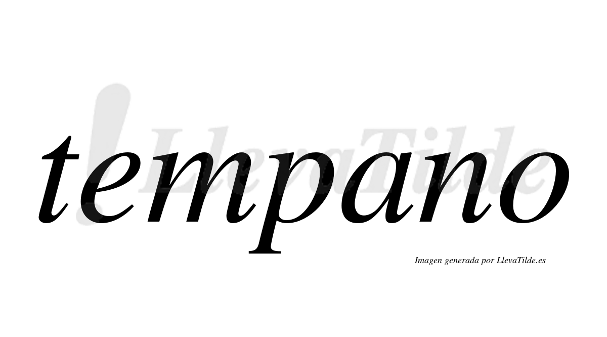 ¿Lleva tilde tempano? | LlevaTilde.es