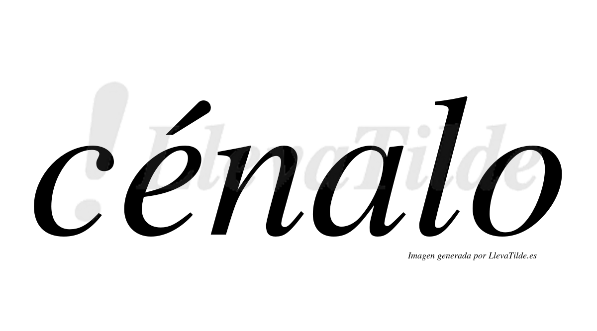 ¿Lleva tilde cénalo? | LlevaTilde.es