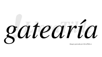 ¿Lleva tilde gatearía? | LlevaTilde.es