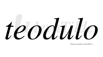 ¿Lleva tilde teodulo? | LlevaTilde.es