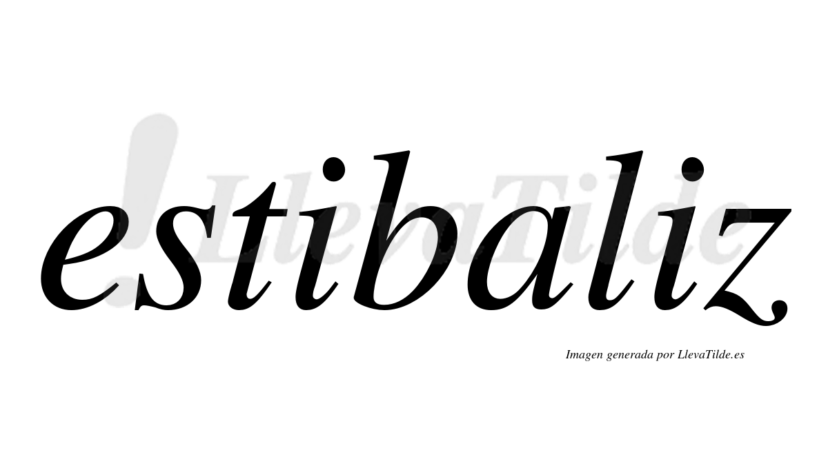 ¿Lleva tilde estibaliz? | LlevaTilde.es