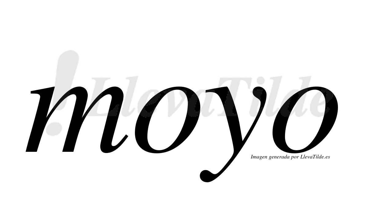 ¿Lleva tilde moyo? | LlevaTilde.es
