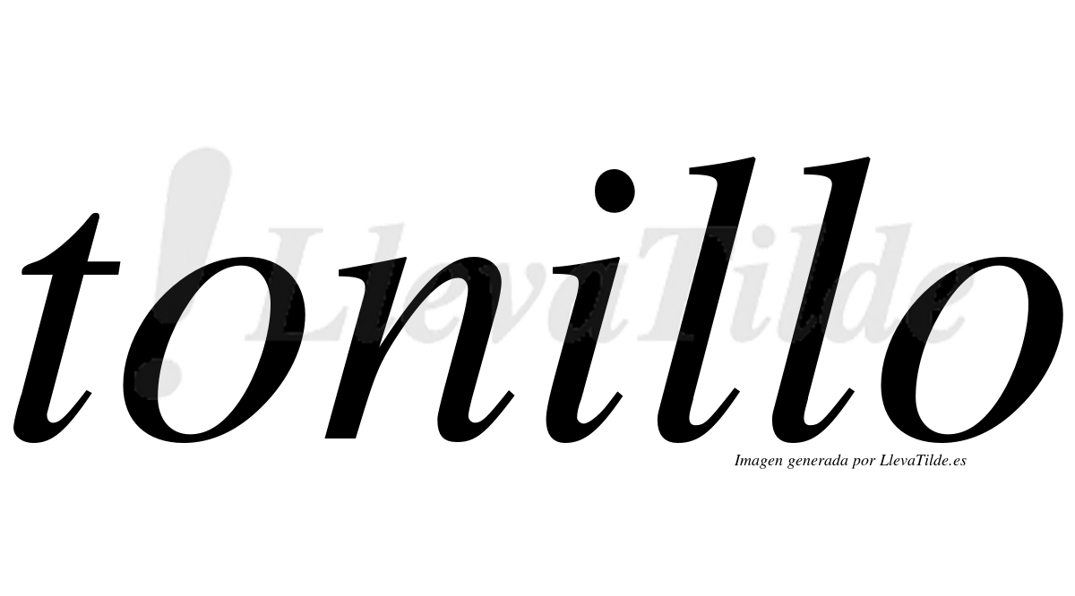 ¿Lleva tilde tonillo? | LlevaTilde.es
