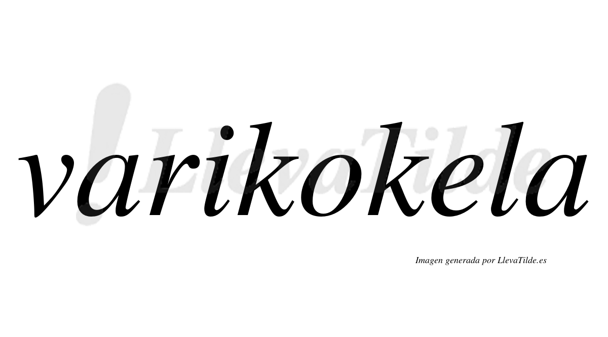 ¿Lleva tilde varikokela? | LlevaTilde.es