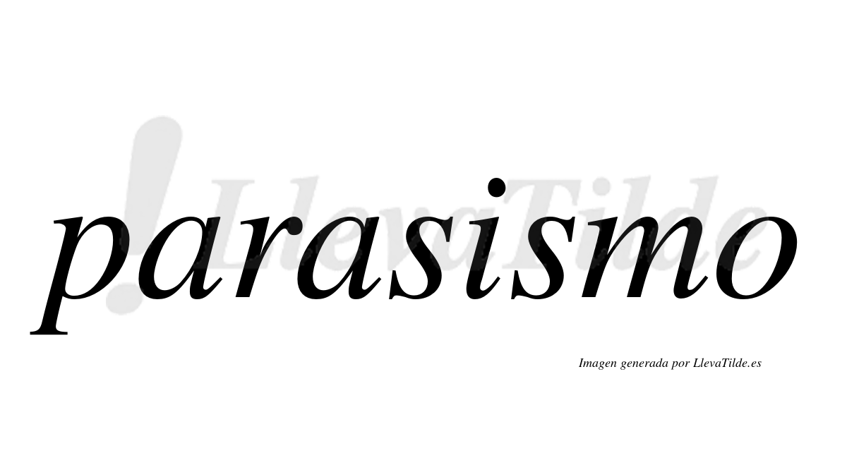 ¿Lleva tilde parasismo? | LlevaTilde.es