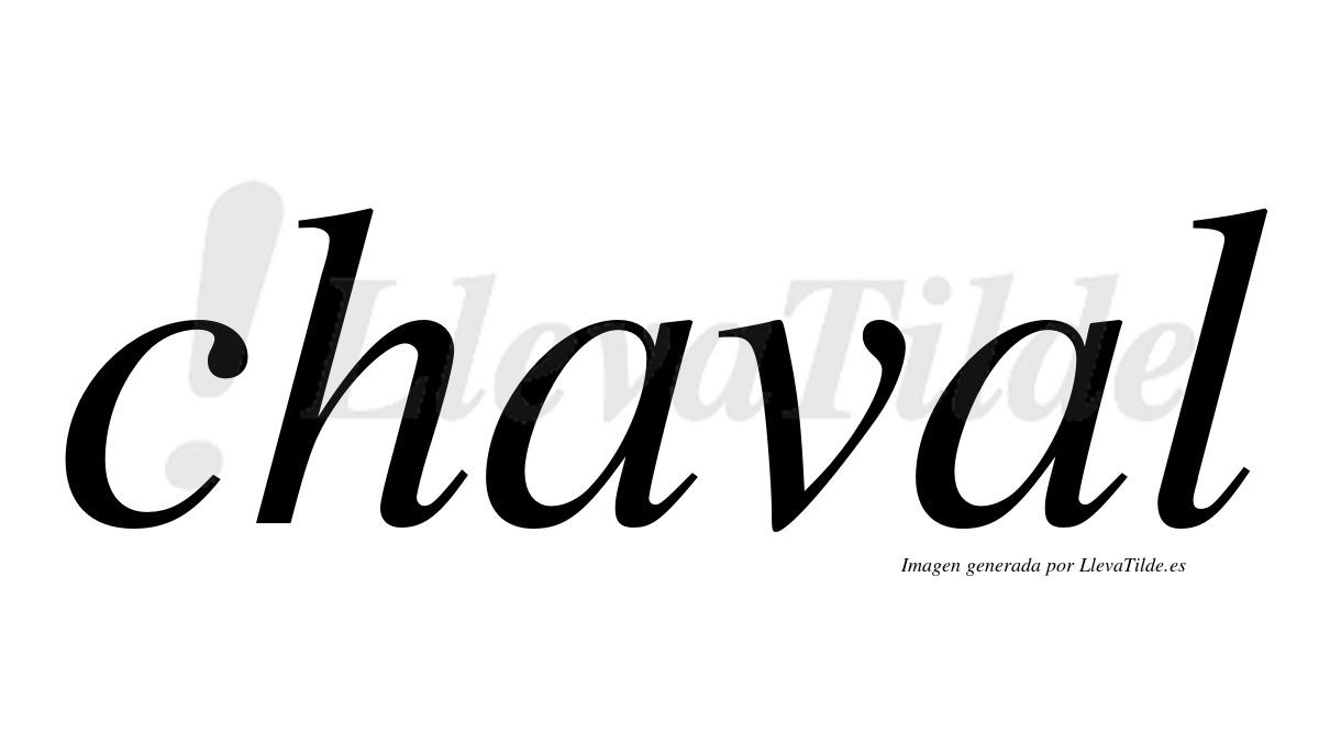 ¿Lleva tilde chaval? | LlevaTilde.es