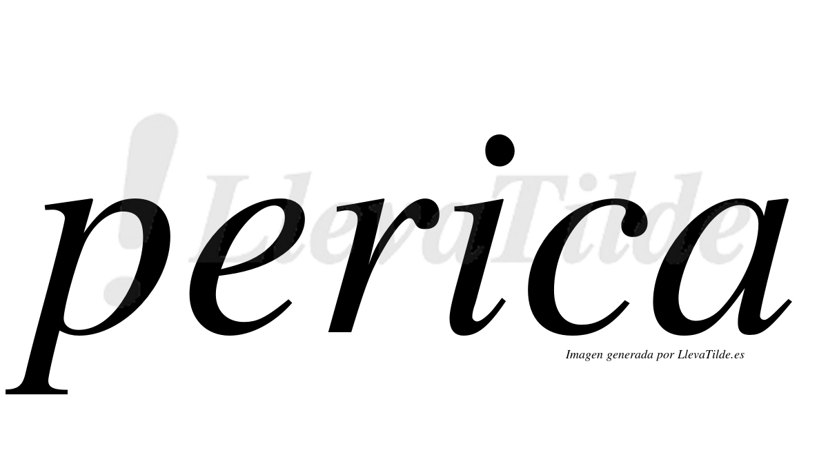 ¿Lleva tilde perica? | LlevaTilde.es