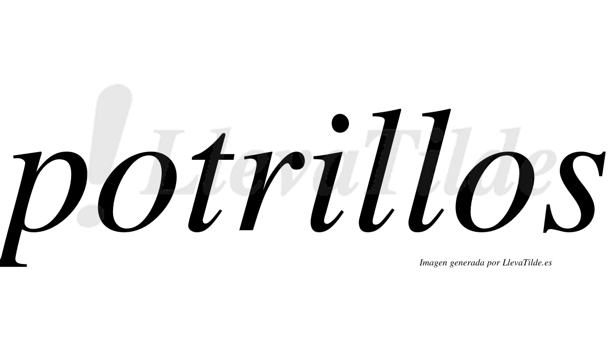 ¿Lleva tilde potrillos? | LlevaTilde.es