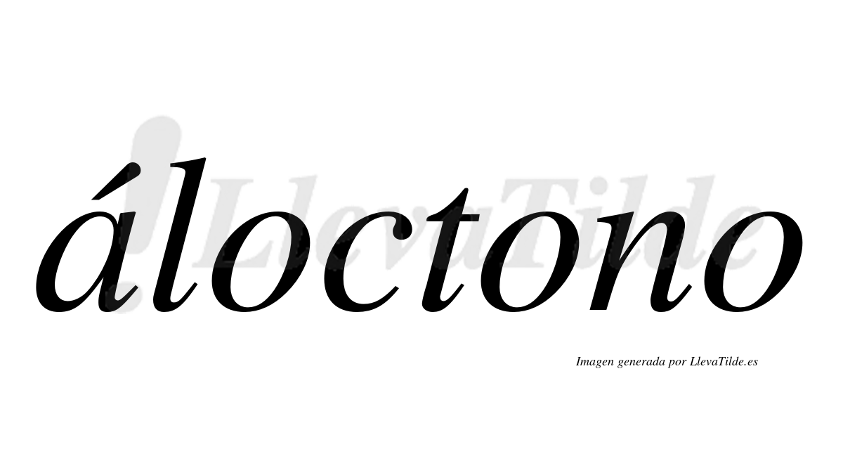¿Lleva tilde áloctono? | LlevaTilde.es