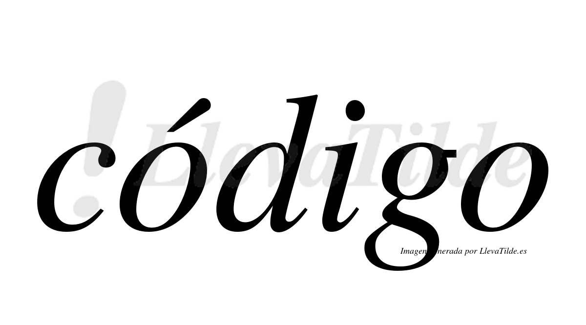 ¿Lleva tilde código? | LlevaTilde.es