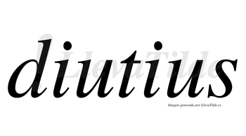 ¿Lleva tilde diutius? | LlevaTilde.es