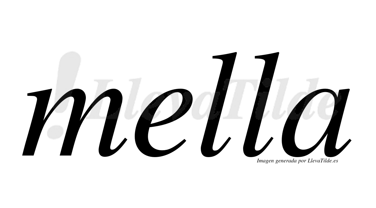 ¿Lleva tilde mella? | LlevaTilde.es