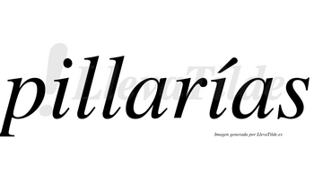 ¿Lleva tilde pillarías? | LlevaTilde.es