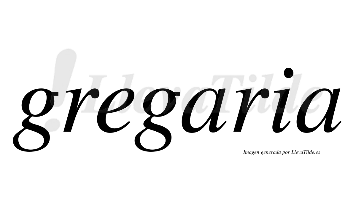 ¿Lleva tilde gregaria? | LlevaTilde.es